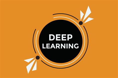 Deep Learning Button Web Banner Templates Vector Illustration 24606904