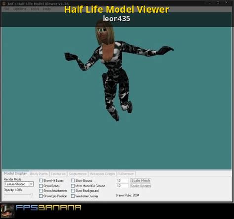 Half Life Model Viewer Modding Tool For Goldsource Engine Goldsrc Modding Tools