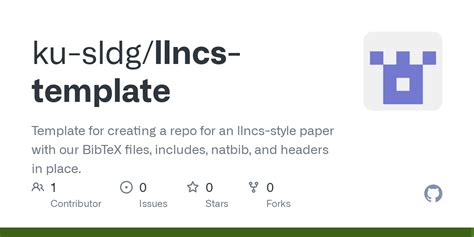 GitHub Ku Sldg Llncs Template Template For Creating A Repo For An Llncs Style Paper With Our