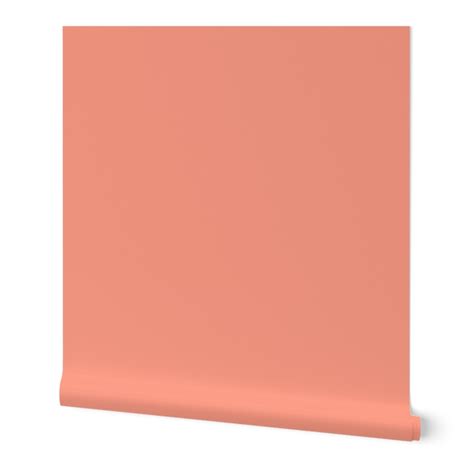 Peach Pink Fa9a85 Solid Coordinate To Wallpaper Spoonflower