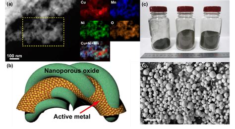 A Microstructures Of Nanoporous Cunimno After No Reduction Durability