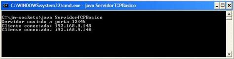 Java Sockets Criando Comunicações Em Java Devmedia