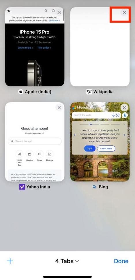 How To Close All Tabs On Iphone Pttrns