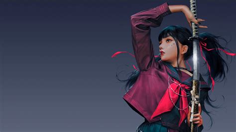 Samurai Girl Wallpapers 3840x2160 Guweiz Samurai Woman Pensive