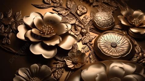 3d 클래식 내부 공간과 장식용 꽃이 있는 황금 보석 가죽 배경 웨딩 텍스처 고급스러운 패턴 장식 패턴 배경 일러스트 및 사진 무료 다운로드 Pngtree