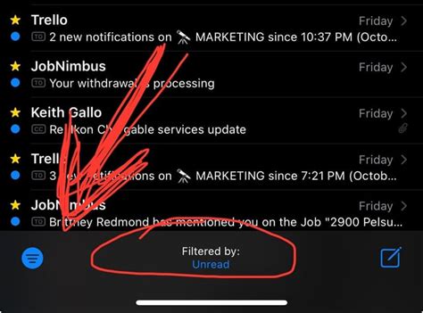 Unread Filter In Imessage Rios