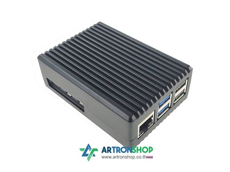 เคส Raspberry Pi อลมเนยม ระบายความรอน B ArtronShop บอรดอเลกทรอนกส Arduino ESP