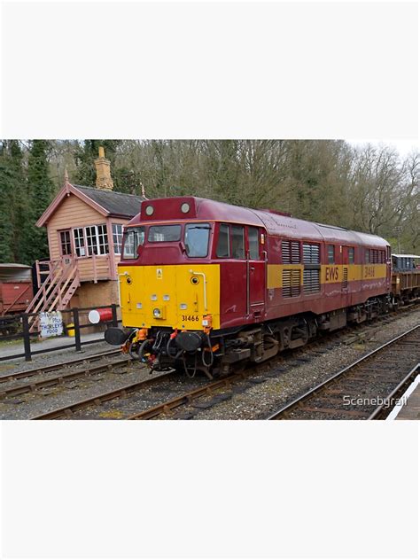 Class 31 Loco 31466 At Highley Station Sticker For Sale By
