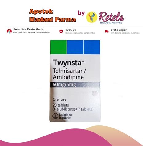 Jual Twynsta 40 5 Mg Box 28 Tablet Original Shopee Indonesia