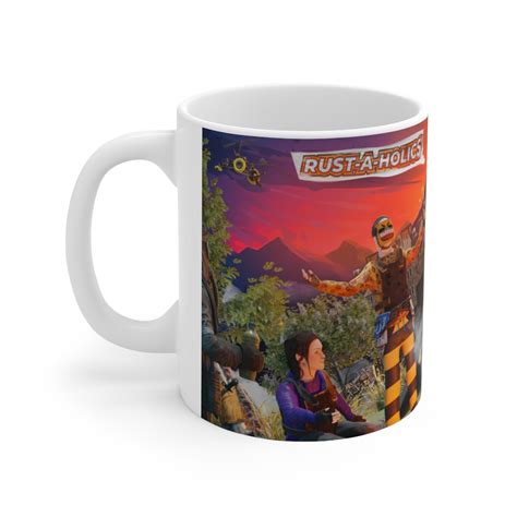 Ceramic Mug 11oz Rust A Holics