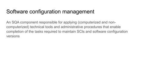 Software Configuration Management Pptx