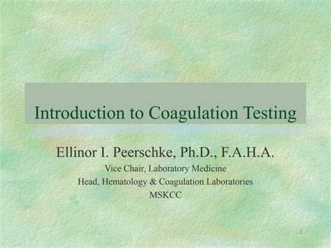 Coagulation Tests Ppt First Aid Injuries