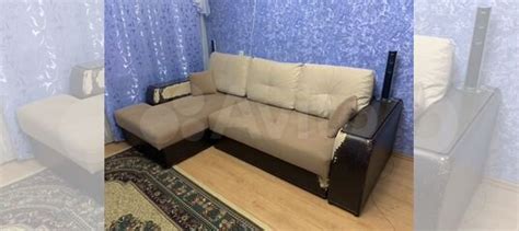 Большой угловой диван бу , б/у , материал - Ткань купить в Орске | Авито