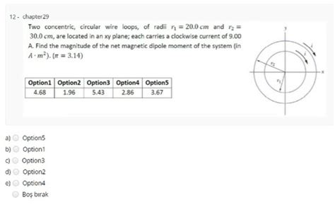 solved 2 chapter 29 two concentric circular wire loops of