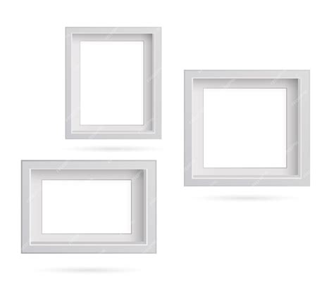 Premium Vector Presentation Rectangular Picture Frame Design Element