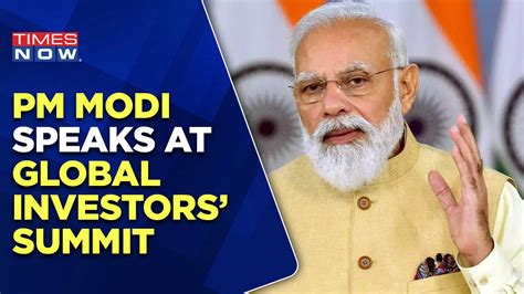 Pm Modi Speaks At Global Investors Summit Madhya Pradesh Know What
