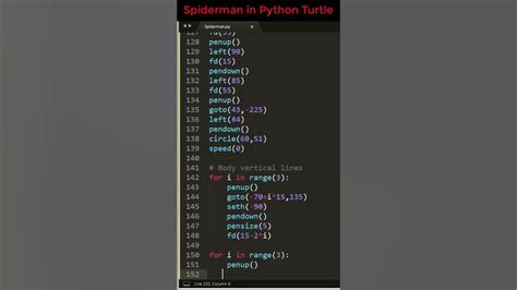 How Can You Draw Spiderman With Python Really 😯 Shorts Youtube