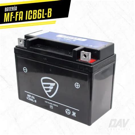 Bateria Italika Icb6l B Ft125 Dt125 Dm125 Rc150 F06010049 Derecho