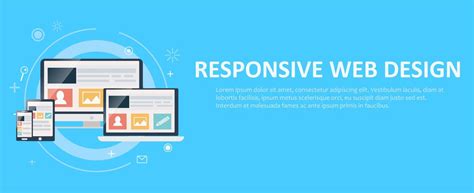 Responsive Web Design Including Laptop Desktop Tablet And Mobile Phone Vector Flat