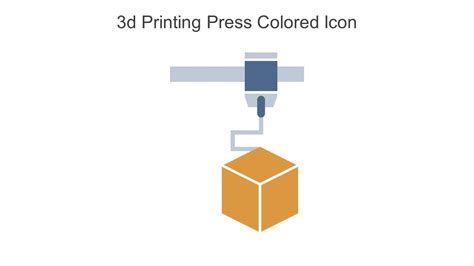 3d Printing Press Colored Icon In Powerpoint Pptx Png And Editable Eps Format Ppt Presentation