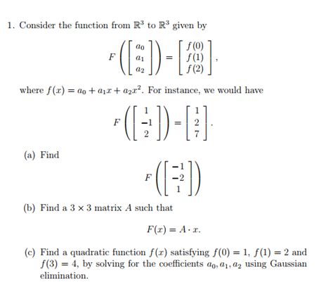 Solved Consider The Function From R To R Given By F Chegg Com