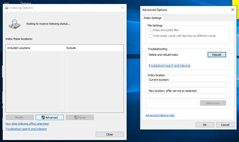 Rebuild Search Index In Windows 10 Tutorials
