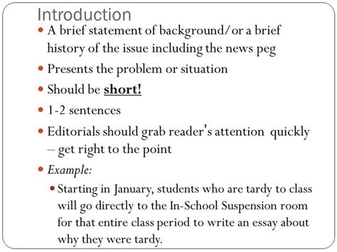 Writing An Editorial Introduction Editorial Writing Essay Writing Persuasive Essays