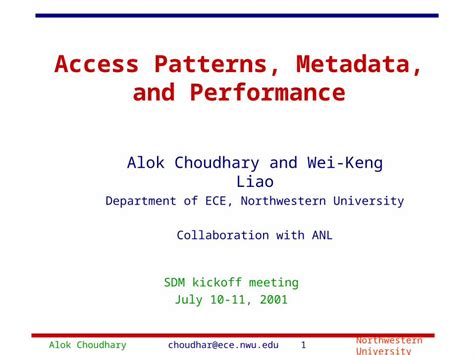 Ppt Access Patterns Metadata And Performance Dokumentips