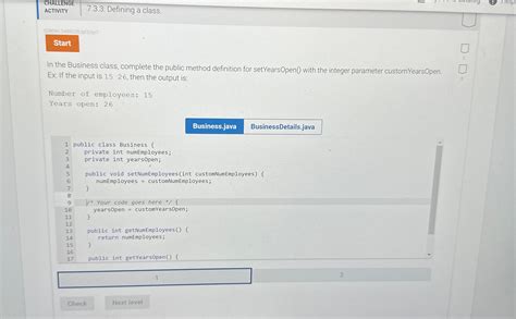 solved challengeactivity7 3 3 defining a
