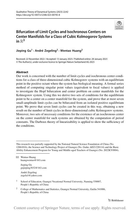 Bifurcation Of Limit Cycles And Isochronous Centers On Center Manifolds