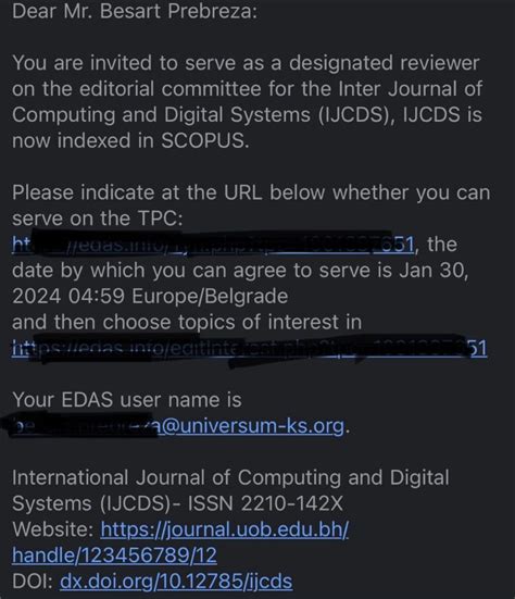 Besart Prebreza On Linkedin Ijcds Universum Journal