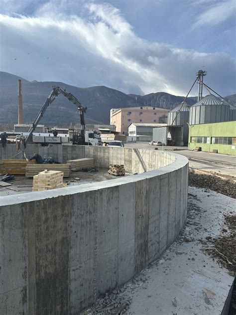 Изграждане на силози Инекс Трейд ЕООД Строителство и строителна механизация Враца