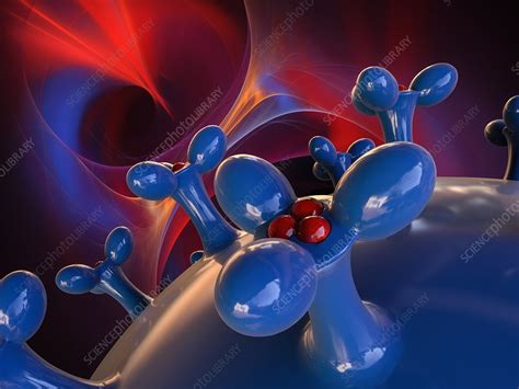 Coronavirus Capsid Detail Illustration Stock Image C0491869