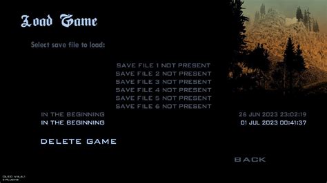 I Want To Disable Delete Game Option From Main Menu Yes I M Crazy