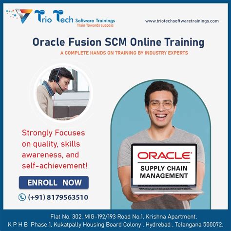 Oracle Fusion Scm Online Training Supply Chain Management Course Trio Tech