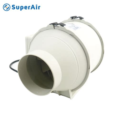 Mixed Flow Inline Duct Fan Hvac Duct Fittings Air Conditioning Installation Supplier