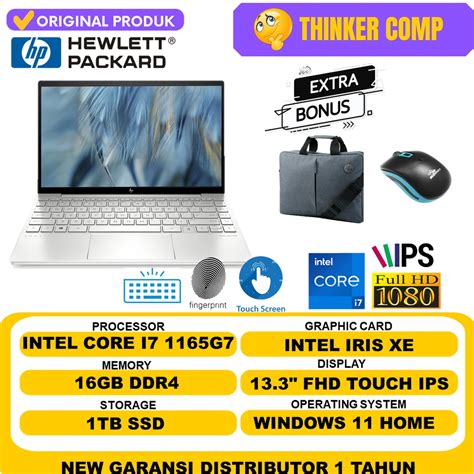 Jual Laptop Hp Envy Intel Core I G Gen Ram Gb Ssd Tb Iris Xe Fhd Ips Windows