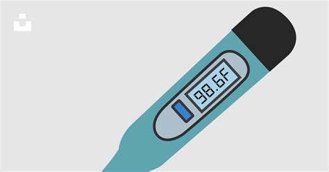디지털 온도계는 정상 온도를 보여줍니다 벡터 Unsplash의 무료 의사 이미지