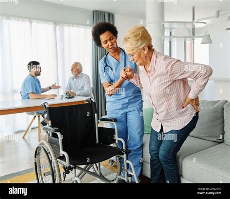 Nurse Doctor Senior Care Caregiver Help Assistence Wheelchair