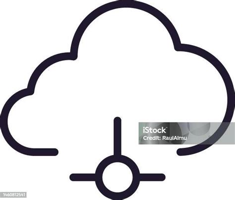 구름의 한 줄 아이콘입니다 디자인 웹 사이트 인터넷 상점 온라인 책 등에 대한 고품질 벡터 일러스트레이션 흰색 배경에 격리된 트렌디한 플랫 스타일의 편집 가능한 획 0명에