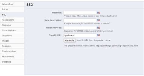 Prestashop Intro To SEO Dh
