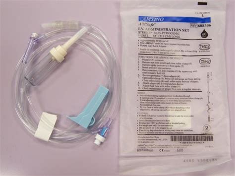 Iv Administration Set 60 Drop Ml 83 Dixie Ems