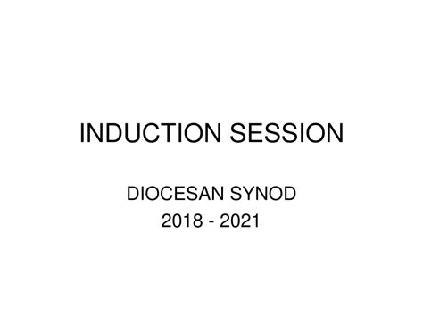 Ppt Induction Session Powerpoint Presentation Free Download Id9111772