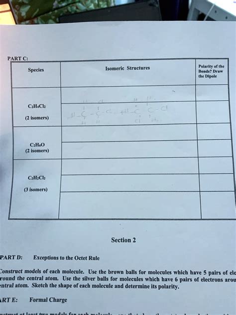 Solved Can Someone Help Me To Write Isomeric Structures And Draw The Dipole Part C Isomeric