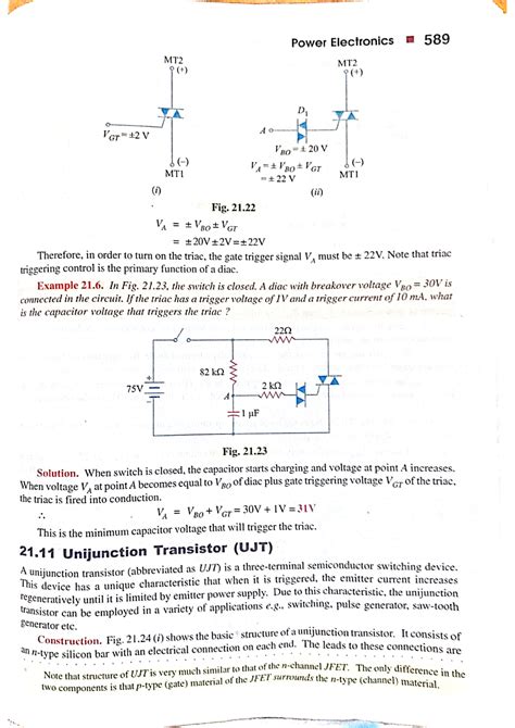 Ujt Unijunction Transistor Basic Electronics Bsc Electronics And