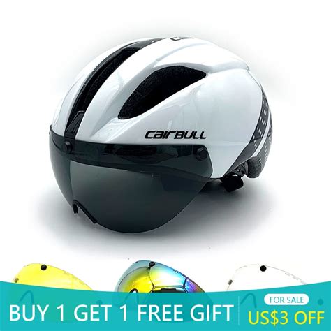 사이클링 헬멧 에어로 고글 렌즈 남성 여성 고속도로 안전 보호 도로 자전거 헬멧 도시 일체형 레이싱 자전거 헬멧 Casco자전거 헬멧 Aliexpress