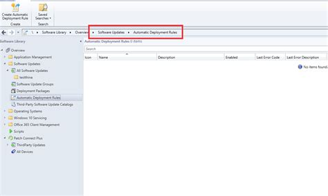Configuring Automated Deployment Rule In Sccm L Manageengine Patch Connect Plus