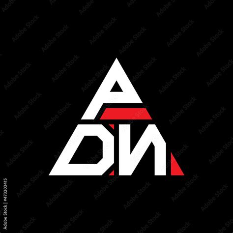 Pdn Triangle Letter Logo Design With Triangle Shape Pdn Triangle Logo Design Monogram Pdn