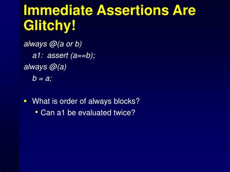 Ppt Introduction To System Verilog Assertions Powerpoint Presentation