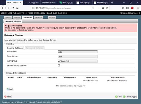 LuCI App Samba Get Rid Of Smb Conf Template Issue 726 Openwrt Luci GitHub